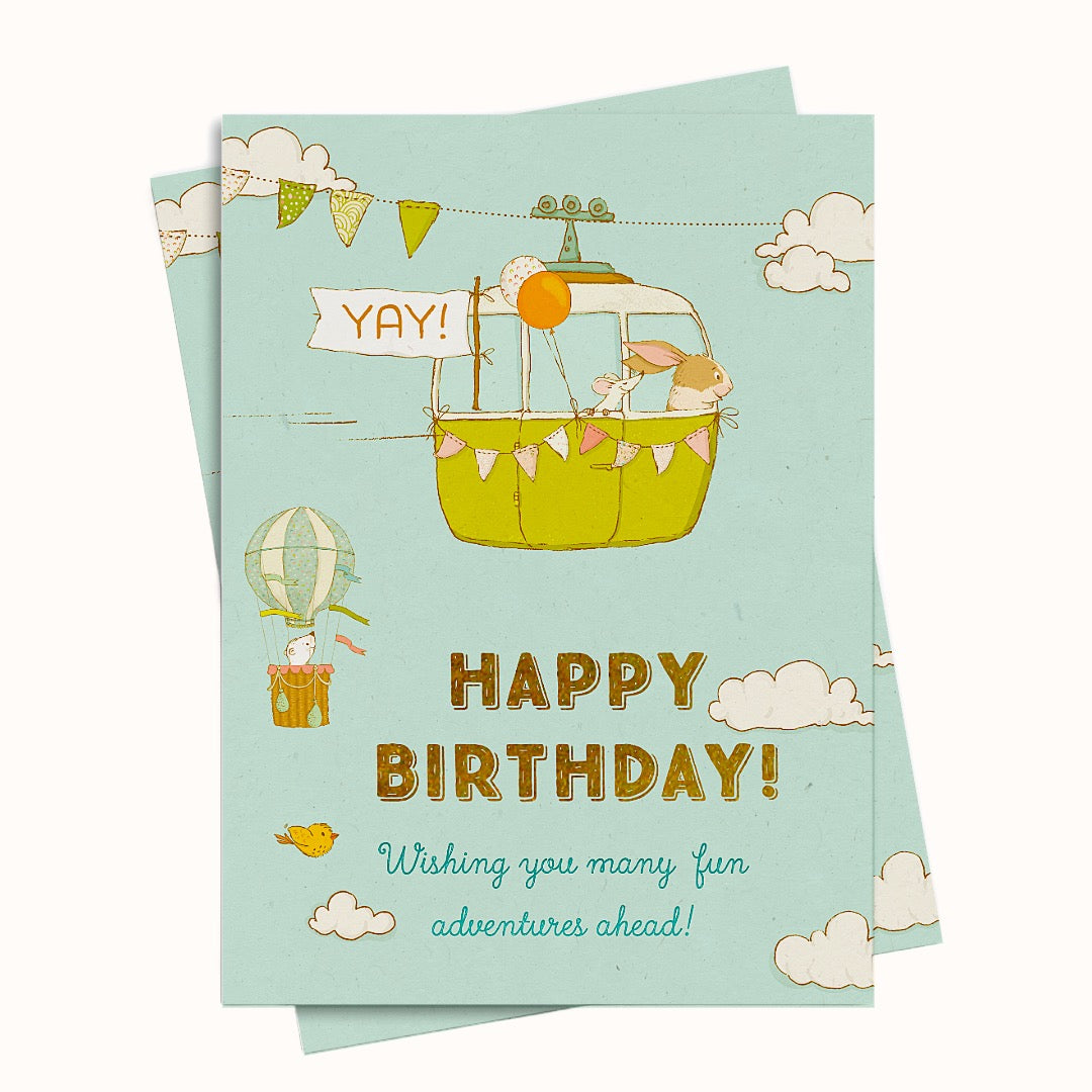 Fun Adventure Birthday Greeting Printable Ecard – Vinky Doodles